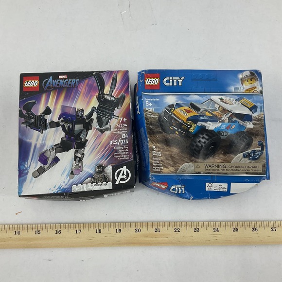 Lego | Toys | 2 Lego Kits Marvel Avengers Black Panther Mech Armor ...